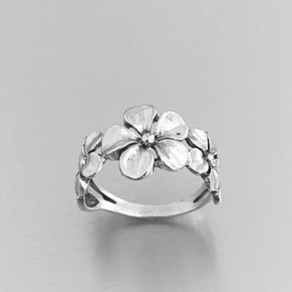 Jewelry | Small Floral Silver Plated Ring Brand New | Poshmark